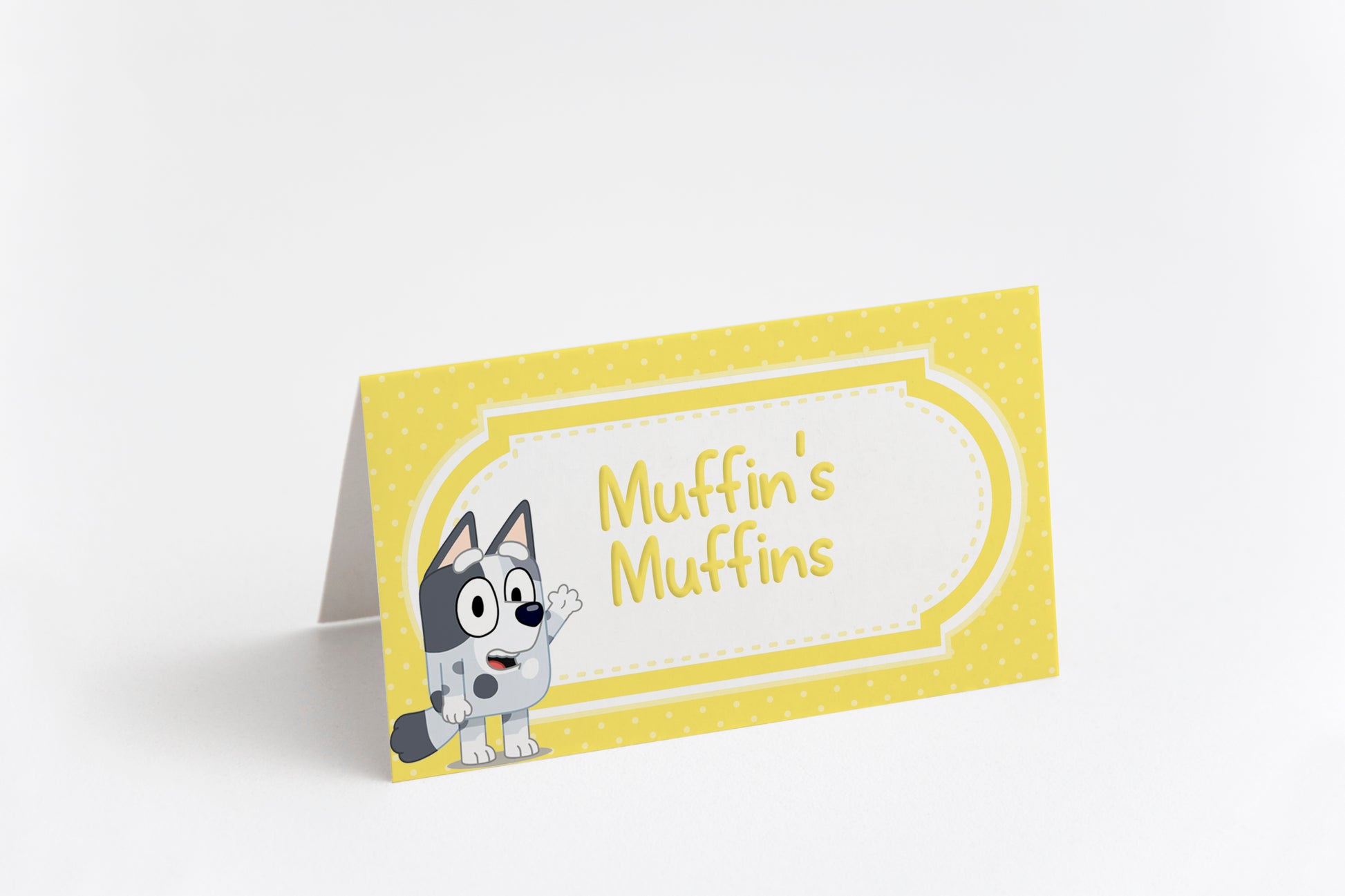 Printable Bluey School Name Tags. Bluey Girl Name Tags. Name Labels for ...