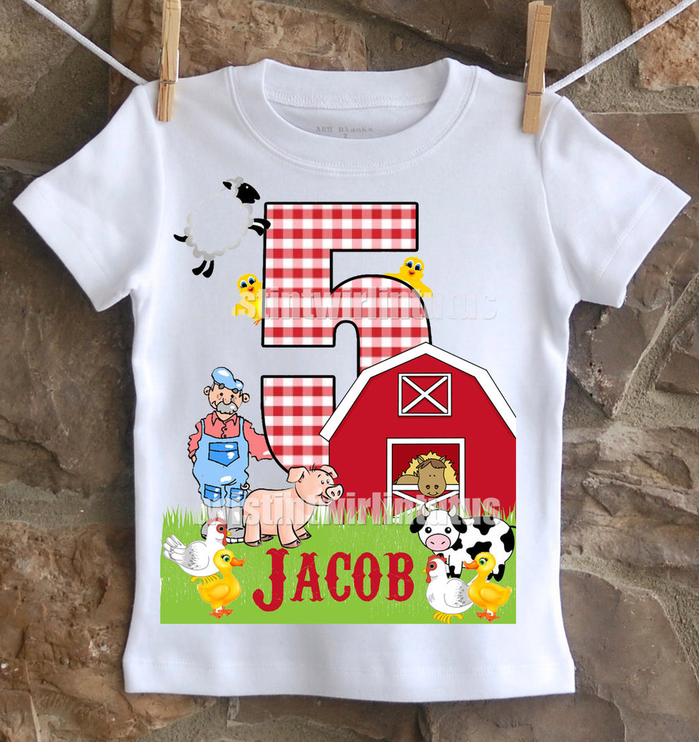 Farm Birthday Shirt – Twistin Twirlin Tutus