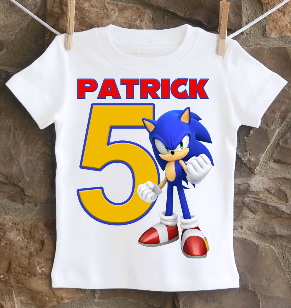 Sonic Birthday Shirt – Twistin Twirlin Tutus